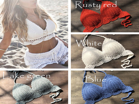 Niris Lingerie 2021 New Fashion Women Sexy Bikini Swimsuit Crochet Bikini Swimwear