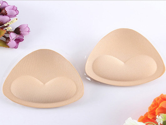 Niris Lingerie Black White Beige Triangle Sponge Bra pad Swimsuit Enhancer Removeable Push Up Bikini Bra pad