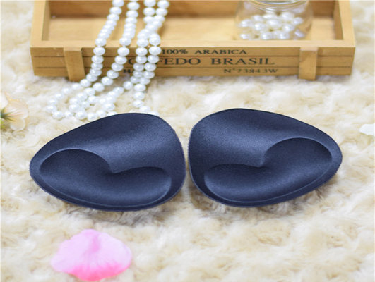 Niris Lingerie Black White Beige Triangle Sponge Bra pad Swimsuit Enhancer Removeable Push Up Bikini Bra pad