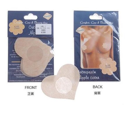 Niris Lingerie One Time Use Nipple Cover Bra Pasties Pad Skin Adhesive Reusable Invisible Breast Petals